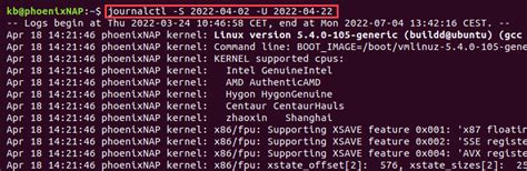 Journalctl How To Read And Edit Systemd Logs Phoenixnap Kb