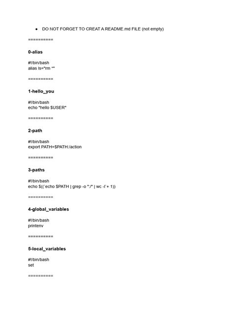 0x03 Shell Init Files Variables And Expansions Pdf
