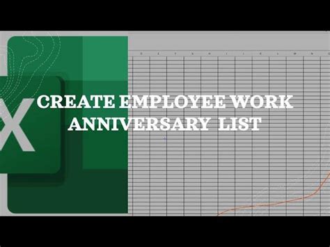 How To Create And Know Work Anniversary In Excel Easy Excel Posted On