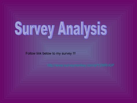 Survey Analysis Ppt
