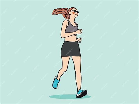 Premium Vector Girl Exercise Drawing Background Vector Cute Hand