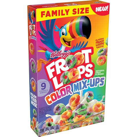 Fruit Loops Cereal Box Sizes