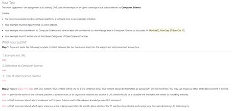 Solved Your Task The Main Objective Of This Assignment Is To Chegg