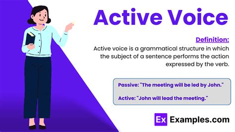 Active Voice And Passive Voice Definition And Example Sentences Active