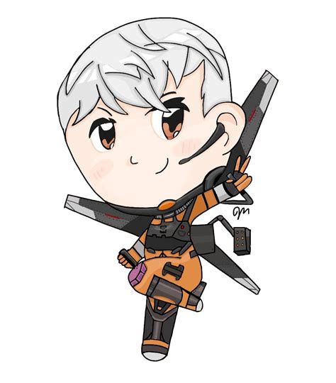 Valkyrie Chibi I Did [oc] R Apexlegends