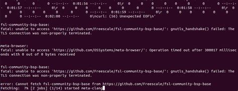 Fail To Sync Yocto Linux 5109100 On Chinese Mainland Nxp Community