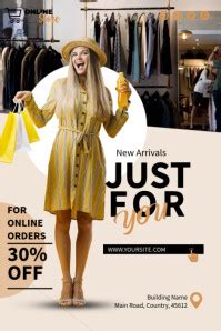 Fashion And Beauty Video Poster Template Postermywall