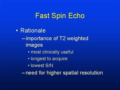 imaging sequences part ii gradient echo spin echo