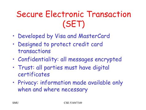 Ppt Secure Electronic Transaction Powerpoint Presentation Free