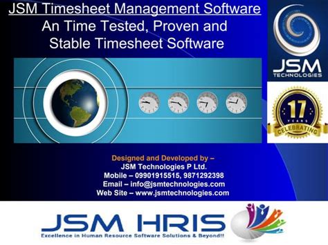 jsm timesheet management software presentation advanced timesheet
