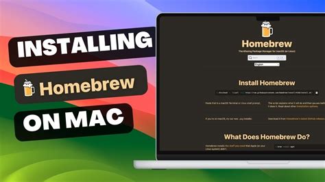 How To Install Homebrew Package Manager On MacOS