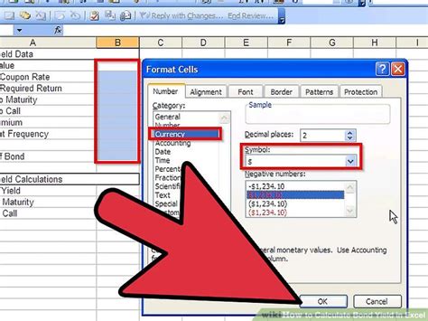 how to calculate bond yield in excel 7 steps with pictures