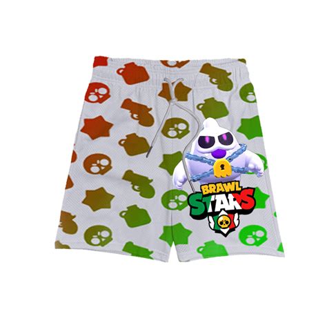 브롤스타즈 고스트 스퀴크 숏팬츠 브롤 스타즈