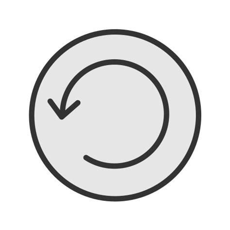 rotate undo replay reset reboot restart return icon download on