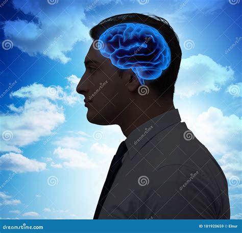 Artificial Intelligence Concept With Man Stock Image Image Of Head Artificial