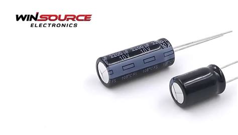 Electrolytic Capacitor Types And Applications Explained Win Source Blog