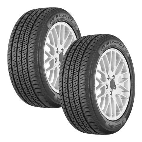 Paquete De 2 Llantas 225 55 R18 97h Yokohama Avid Ascend Gt Walmart