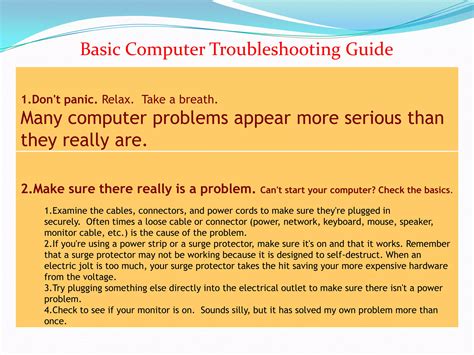 Computer Hardware Troubleshooting Pptx