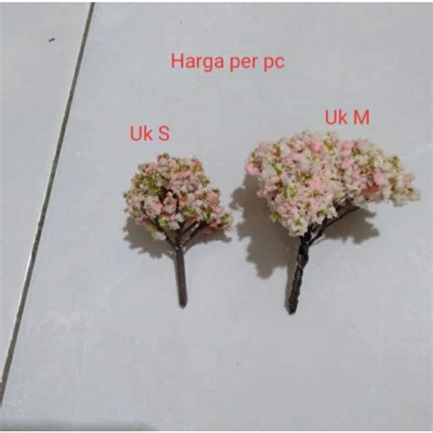 Jual Miniatur Pohon Bunga Sakura Shopee Indonesia