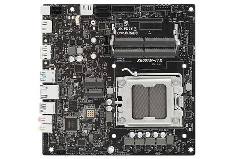 Asrock X600tm Itx Primer Motherboard Thin Mini Itx Compatible Con Amd Am5 Itenlinea