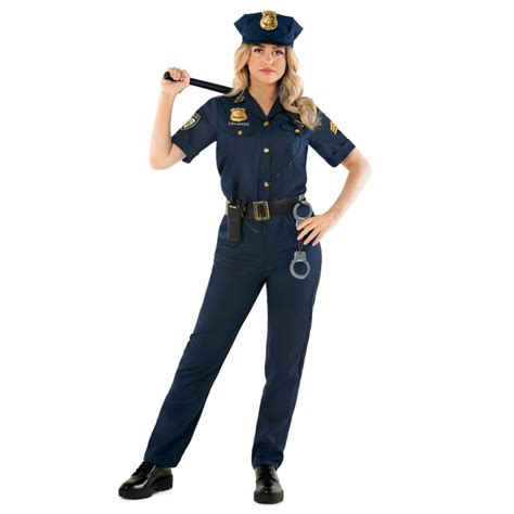 Usa Cop Costume Womens Police Sergeant Uniform Us Outfit