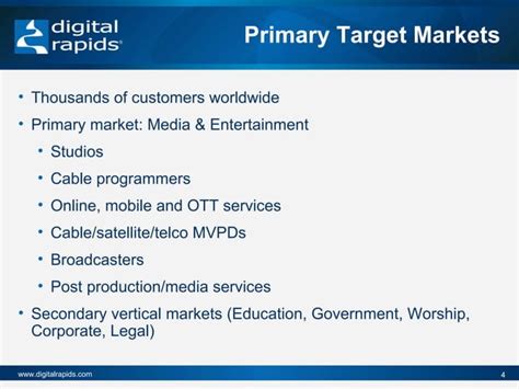 digital rapids overview 2012 ppt