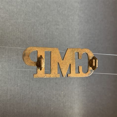 Corps Military Police Cmp Shoulder Text Title Badge Militarybadgesnl