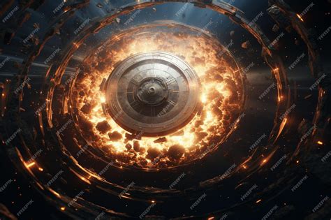 Premium Ai Image Time Dilation Effect Near A Massive Celestial Body 00740 00