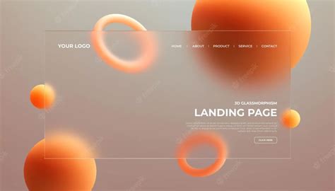 3d Render Glassy Background Modern Glass Morphism Style Premium Psd