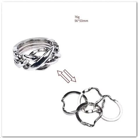 4 Band Puzzle Ring Tea Sip