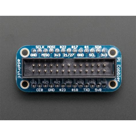 Adafruit Assembled Pi Cobbler Breakout Cable For Raspberry Pi At Mg