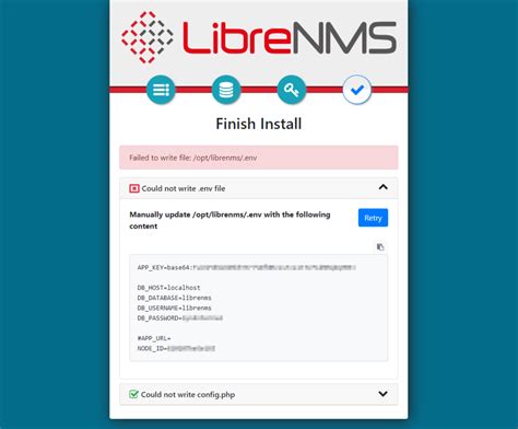 Install LibreNMS On CentOS Minimal Run The Web Installer Almost A Ninja
