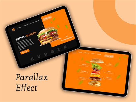 Day 14 Parallax Effect By Nithya On Dribbble