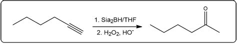 Show How Hex 1 Yne Can Be Converted To Hexanal Provide Any Neces