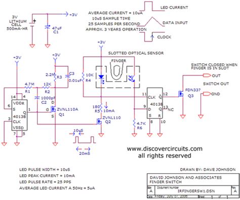 Infrared Safety Switch Basiccircuit Circuit Diagram