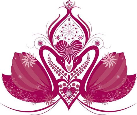 Peacock And Swan Deformation Free Vector Download Freeimages
