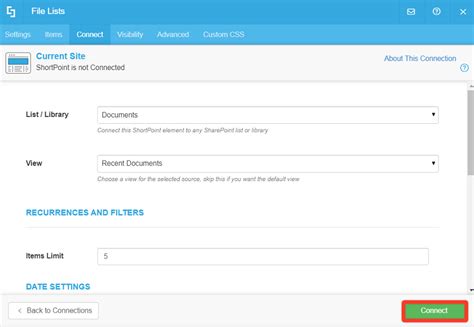 how to show only recent documents in shortpoint element shortpoint
