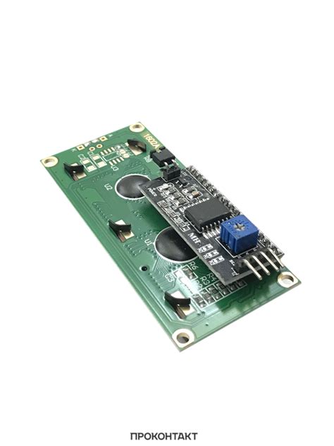 Дисплей lcd 1602 i2c синяя подсветка купить в магазине радиотехники