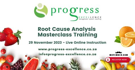Root Cause Analysis Masterclass Progress Excellence Progress
