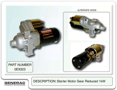 Generac Starter Parts At Ruby Ethel Blog