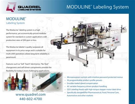 All Quadrel Labeling Systems Catalogs And Technical Brochures