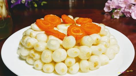 Dưa Kiệu Cách Làm DƯa KiỆu Ngon Trắng Giòn Ngâm Chua Ngọt Ngày TẾt