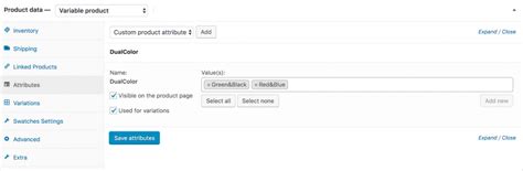 How To Create Woocommerce Multi Dual Color Swatches For Variable
