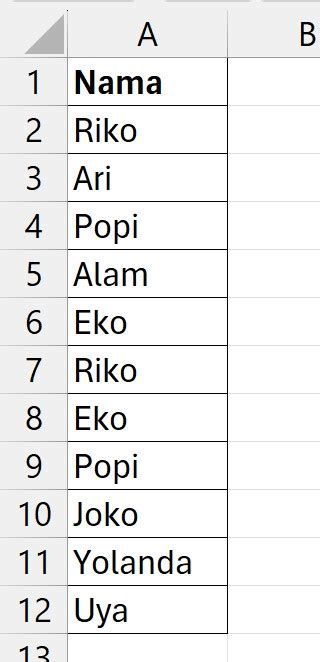 Tips Tips Rumus Excel Unique Values Dengan Rumus Excel 365