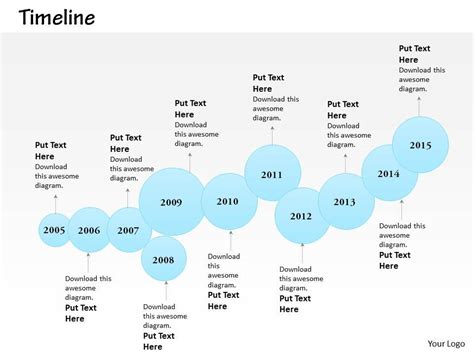 0514 Unique Way Data Driven Time Line Diagram Powerpoint Slides