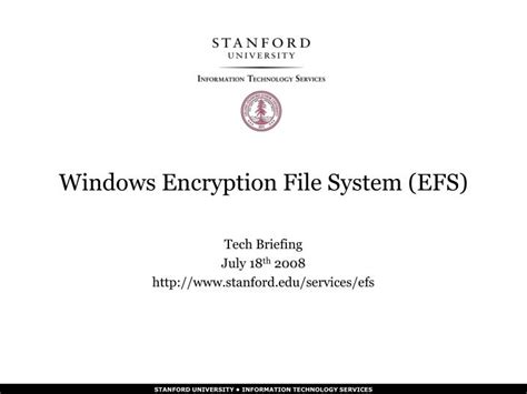 Ppt Windows Encryption File System Efs Powerpoint Presentation