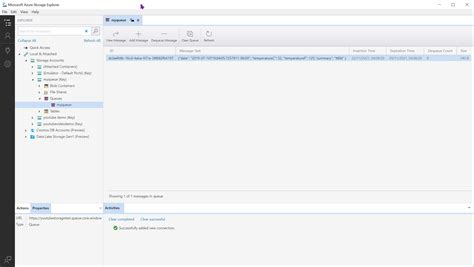 get started with azure queue storage using net azure using azure