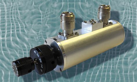 Manual Variable Attenuator Spans DC To GHz Range