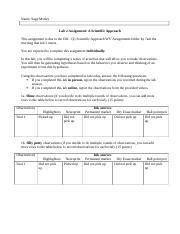Lab02 ScientificApproachWS FA21 Docx Name Sage Motley Lab 2