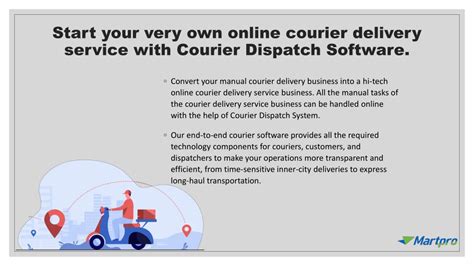 Ppt Courier Dispatch Software Powerpoint Presentation Free Download
